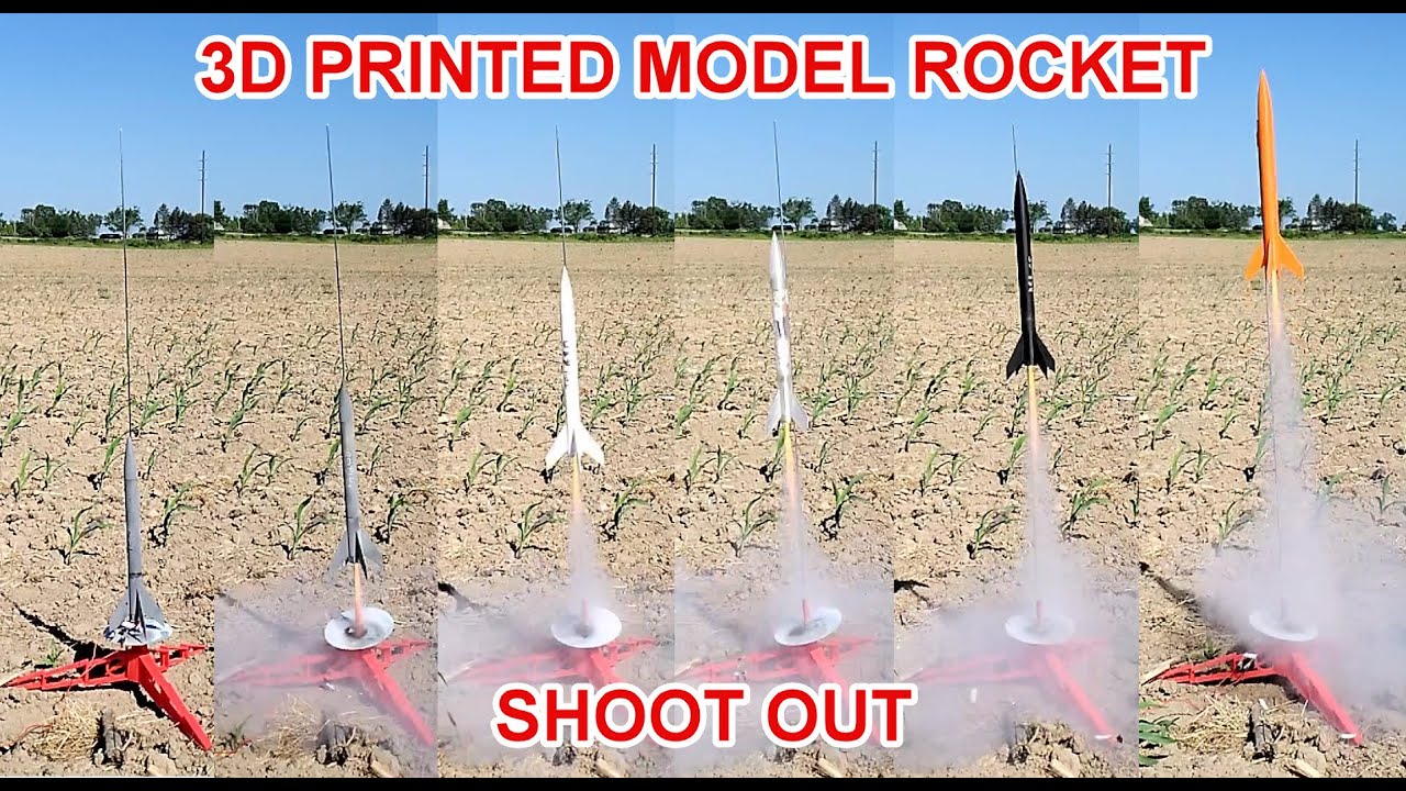 3D Printed Model Rocket Shootout - YouTube
