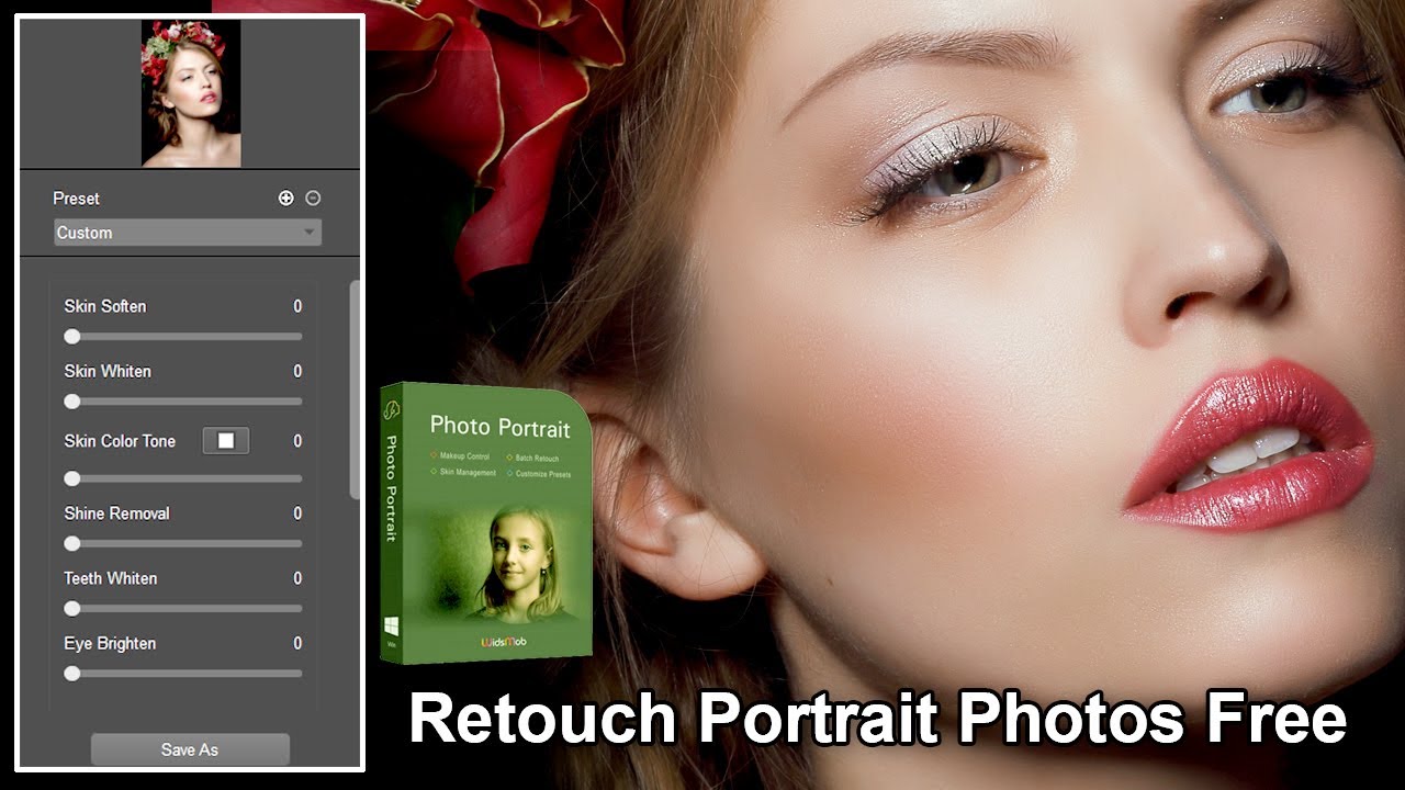Retouch Portrait Photos !! Makeup Photo Editor !! WidsMob Portrait ...