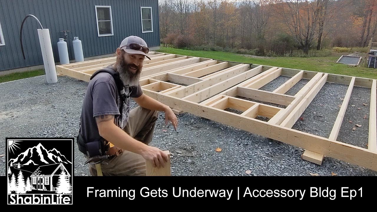 Framing Gets Underway | Accessory Building Ep1 |The ShabinLife - YouTube