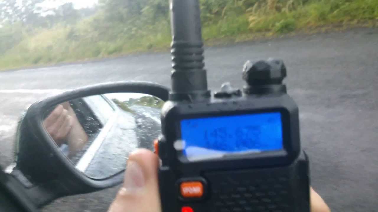 PMR 446 20+ mile qso - YouTube