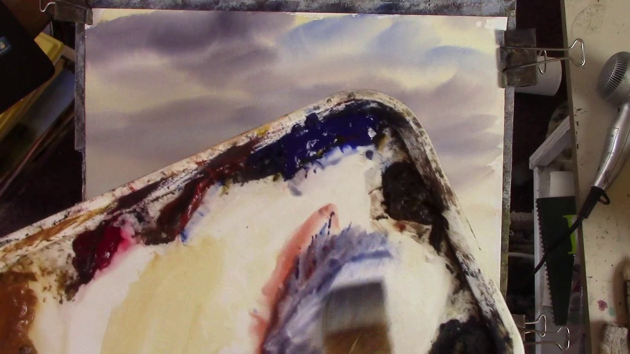 Creating the illusion of depth in watercolour - YouTube