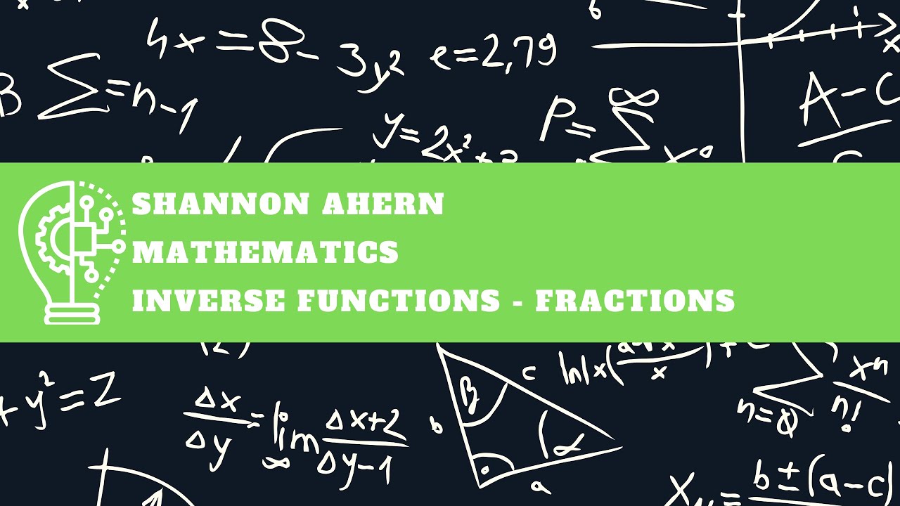 Inverse Functions - Fractions - YouTube