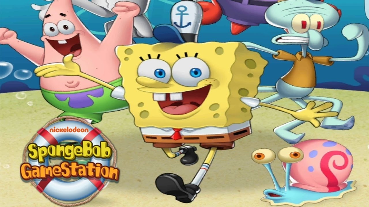 Run with SpongeBob: Game Station gameplay Part 1 - YouTube