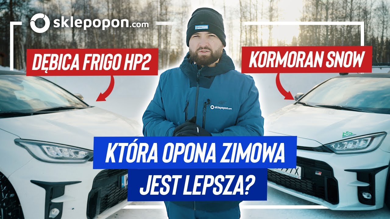 Dębica Frigo HP2 vs Kormoran Snow TEST NA ŚNIEGU budżetowych opon ...