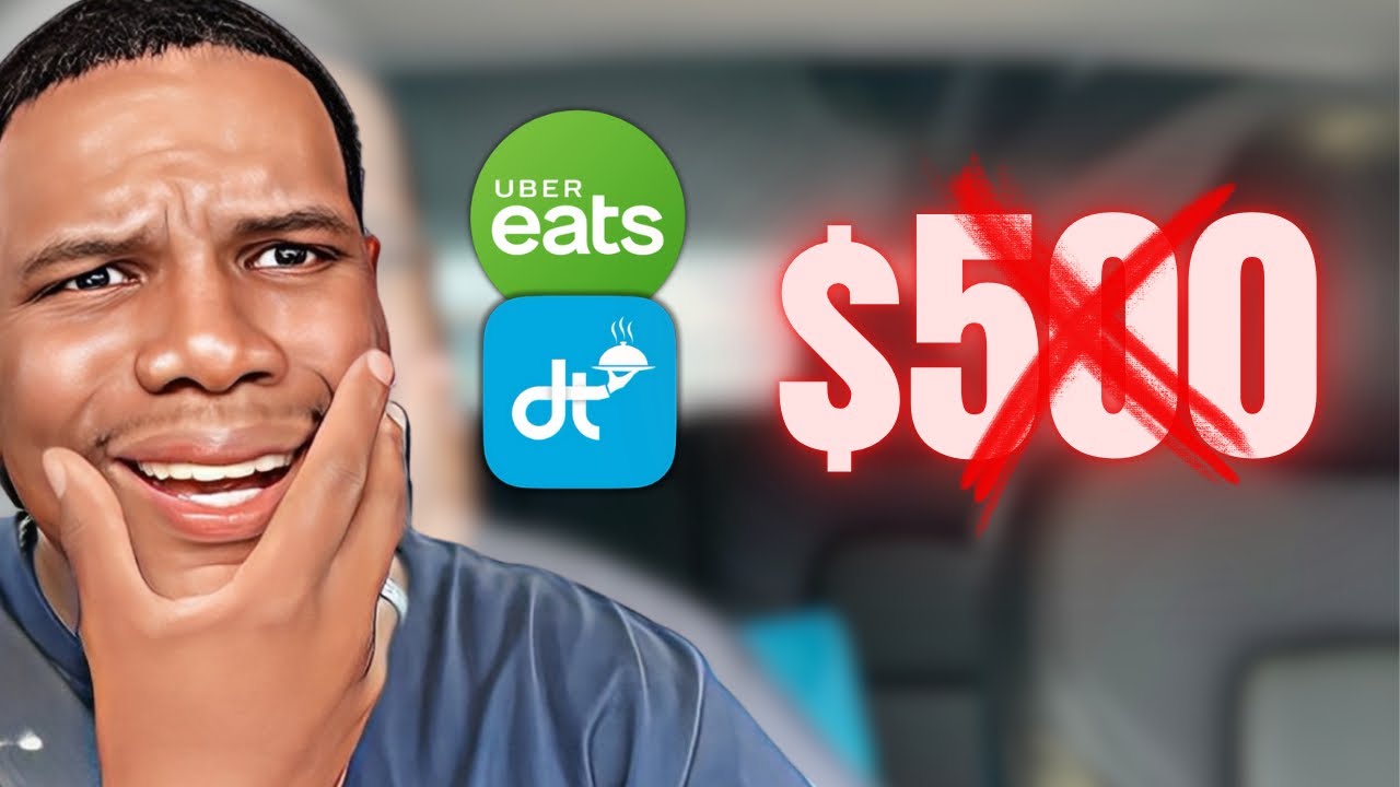 Fail to stay on track of $500 GOAL?! | Uber Eats | DeliverThat ride a long - YouTube