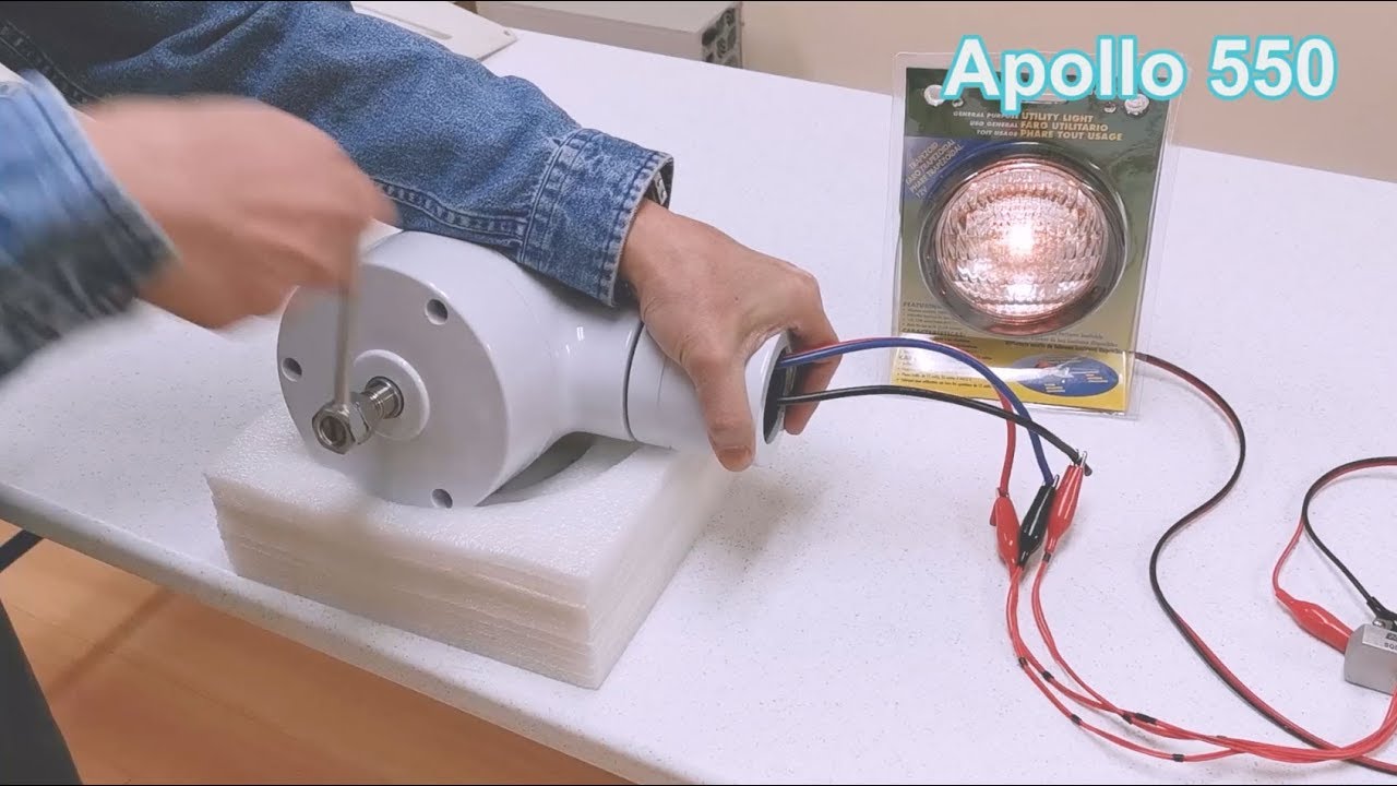 Apollo 550 Watt Wind Generator - YouTube