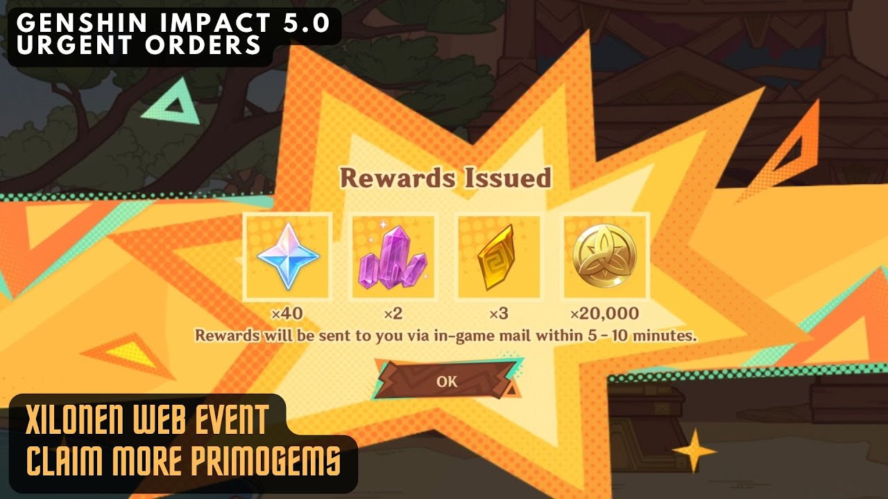 XILONEN WEB EVENT! CLAIM PRIMOGEMS NOW! - Urgent Orders | Hoyolab Web ...