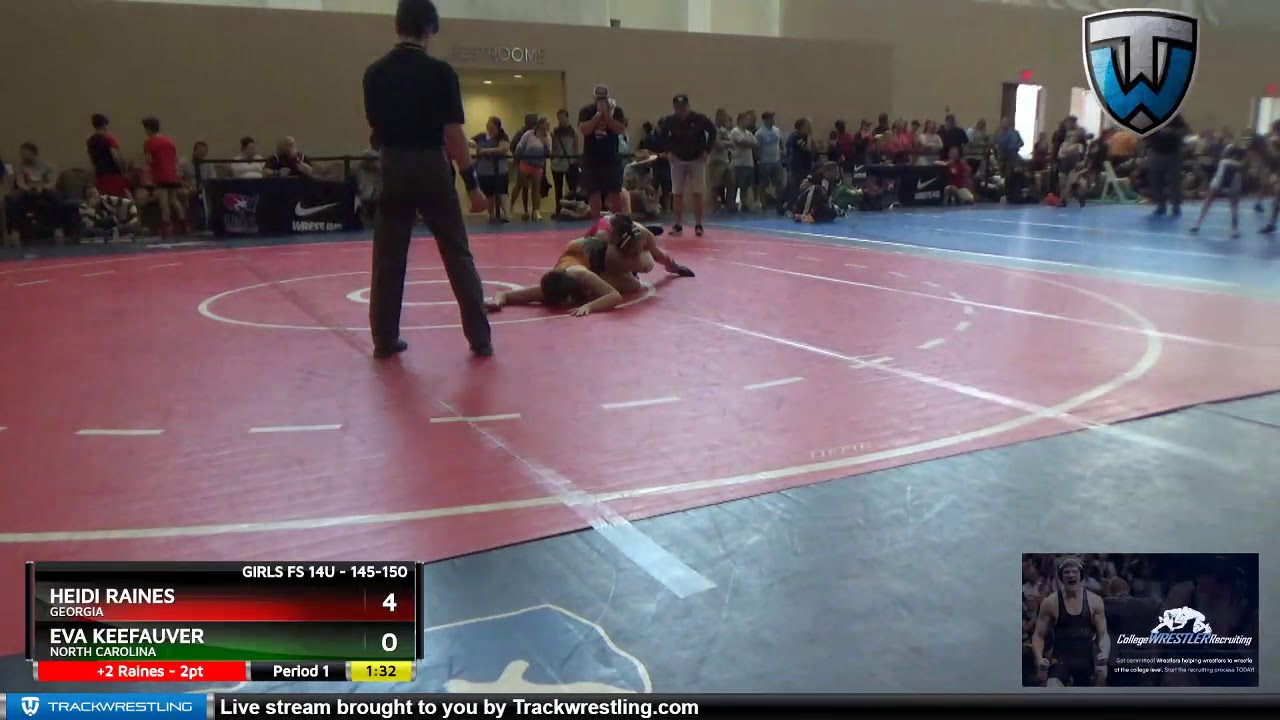 Girls FS 14U 145-150 Heidi Raines Georgia Vs Eva Keefauver North ...
