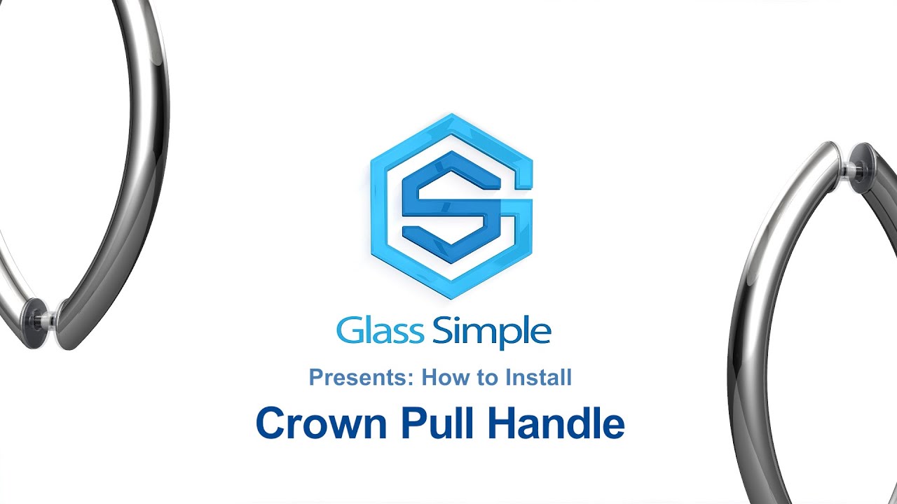 How to install a Crown Pull Handle 8" x 8" CRW8X8, Compare to Crescent ...