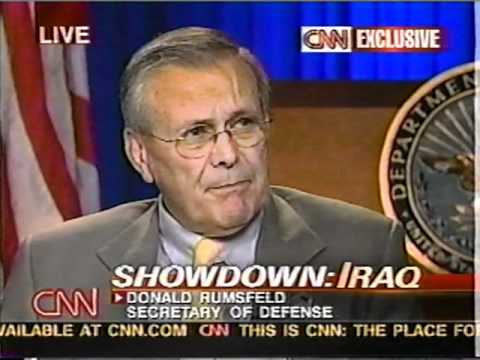 When Rumsfeld met Saddam - CNN - Sept. 12, 2002 - YouTube