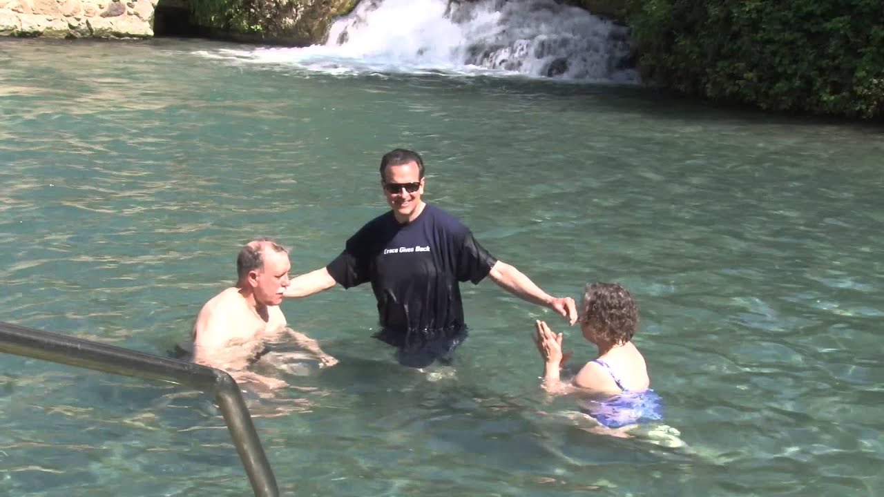 Baptism in the Jordan River - YouTube