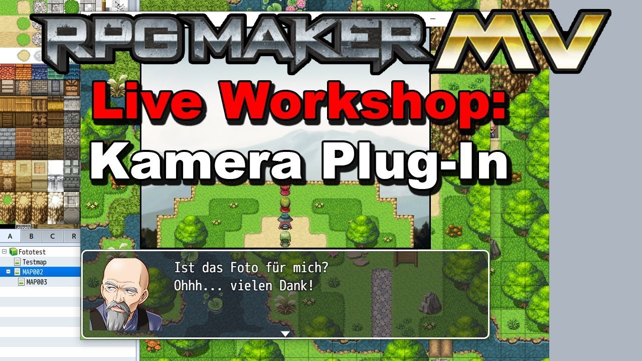 RPG Maker Classroom: Kamera Plug-in - YouTube