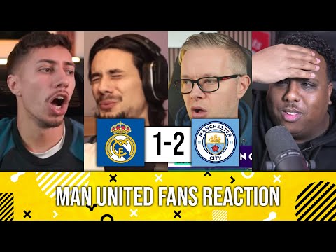 MAN UNITED FANS REACTION TO REAL MADRID 1-2 MAN CITY (UCL 2025-26 MATCHDAY 6) | FANS REACTION