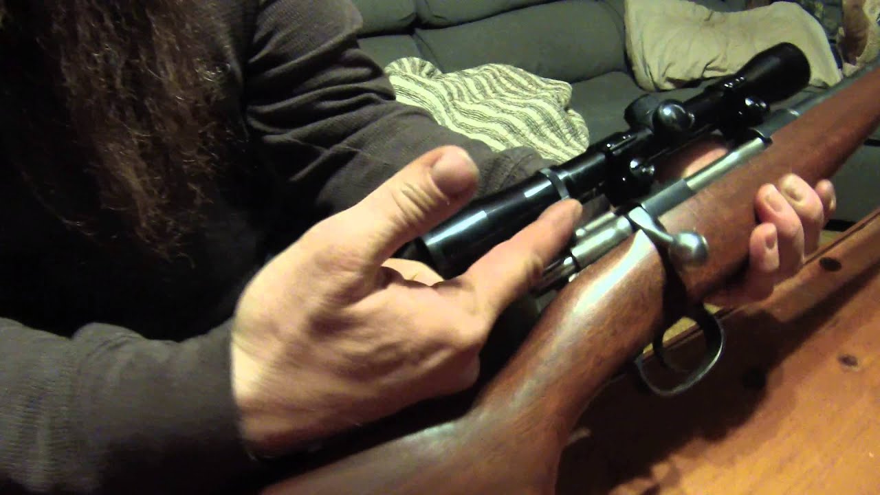 scope on a Mauser action rifle the right way - YouTube