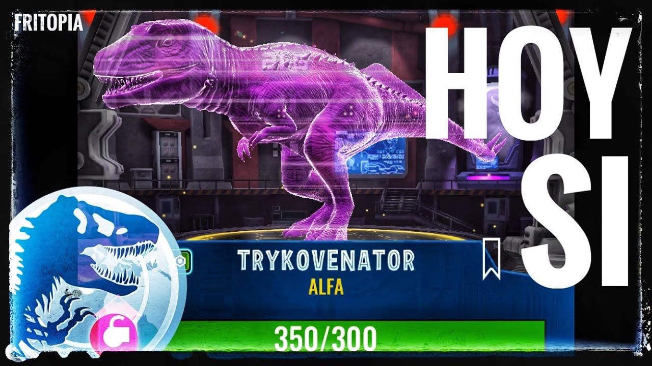 🚨HOY SI🚨 NUEVO DINOSAURIO ALPHA TRYKOVENATOR Jurassic World AlivE # ...