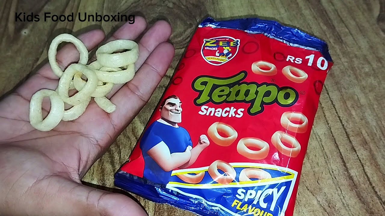 Zee Foods - Tempo Ring Snacks Unboxing - Spicy Flavour Snacks -Only Rs ...