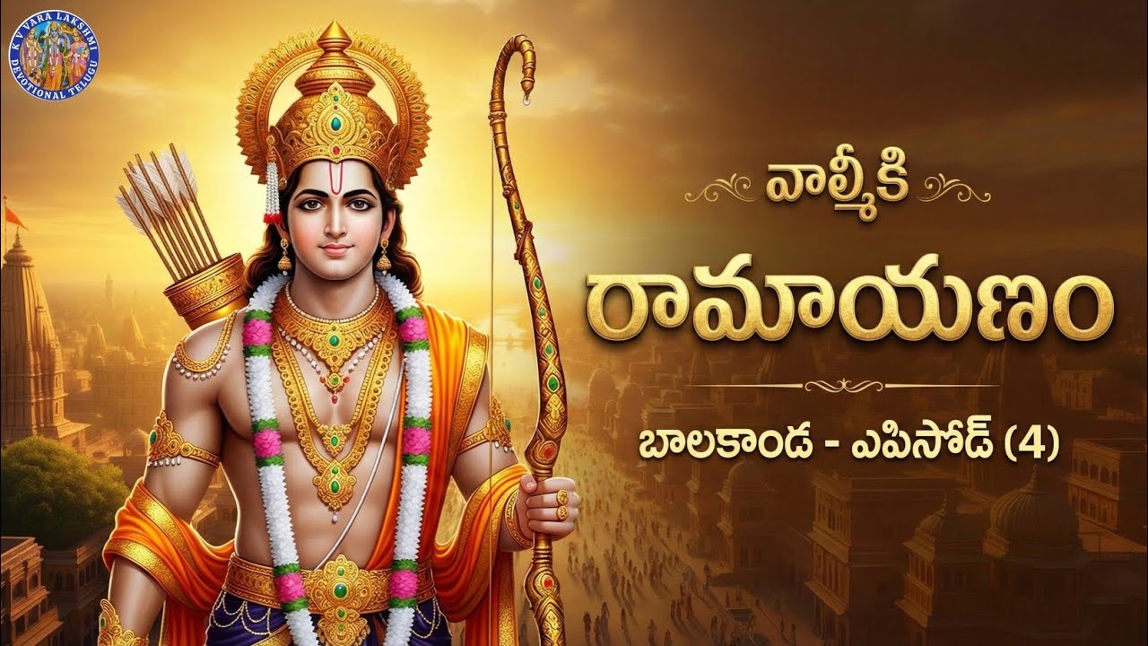 Ramayanam || Balakanda || Episode : 4 || Telugu || K V Vara Lakshmi ...