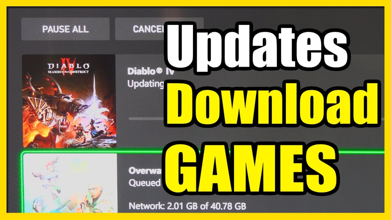 How to Find Downloads & Updates Folder on Xbox Series X (All GAMES ...