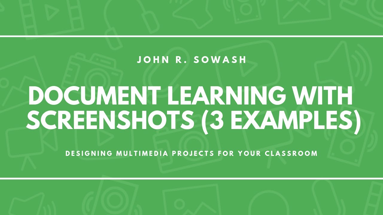 How to document student learning using Screenshots - YouTube