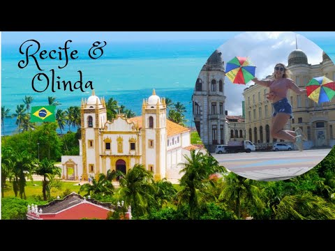 Tarih kokan sokaklar ve okyanus manzarası ile Recife ve Olinda | Brezilya Turu