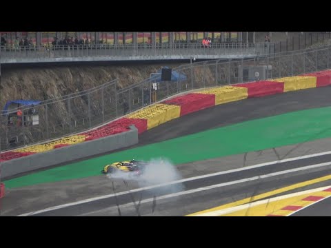 2023 FIA WEC 6 Hours of Spa, van der Zande's massive crash - View from ...