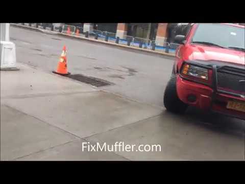 Ford Ranger muffler exhaust pipe