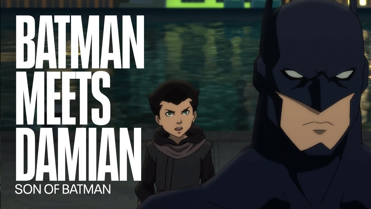 Batman meets his son Damian for the first time | Son of Batman - YouTube