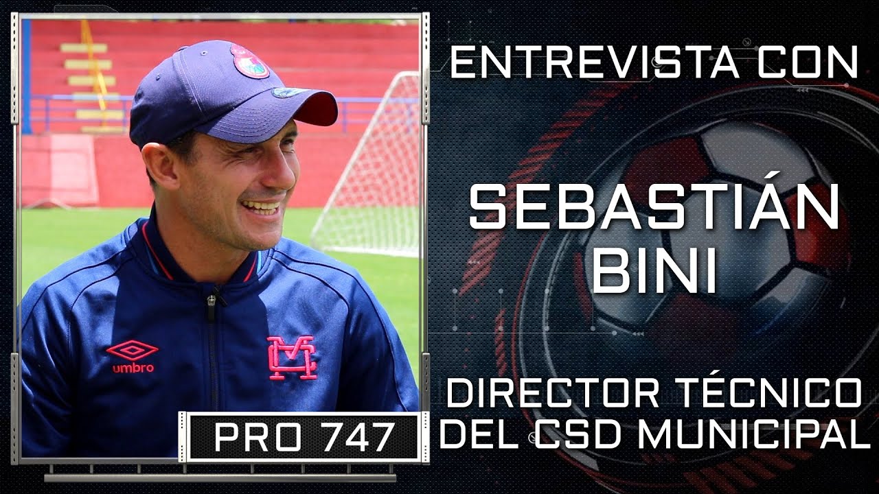 01 BANRURAL | ENTREVISTA CON SEBASTIAN BINI, DIRECTOR TÉCNICO DEL CSD MUNICIPAL - YouTube