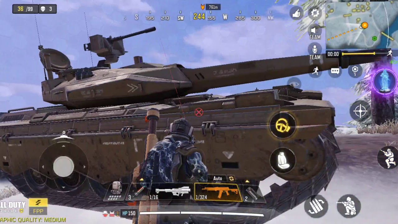 CALL OF DUTY MOBILE *New TANK vs Tank fight - YouTube