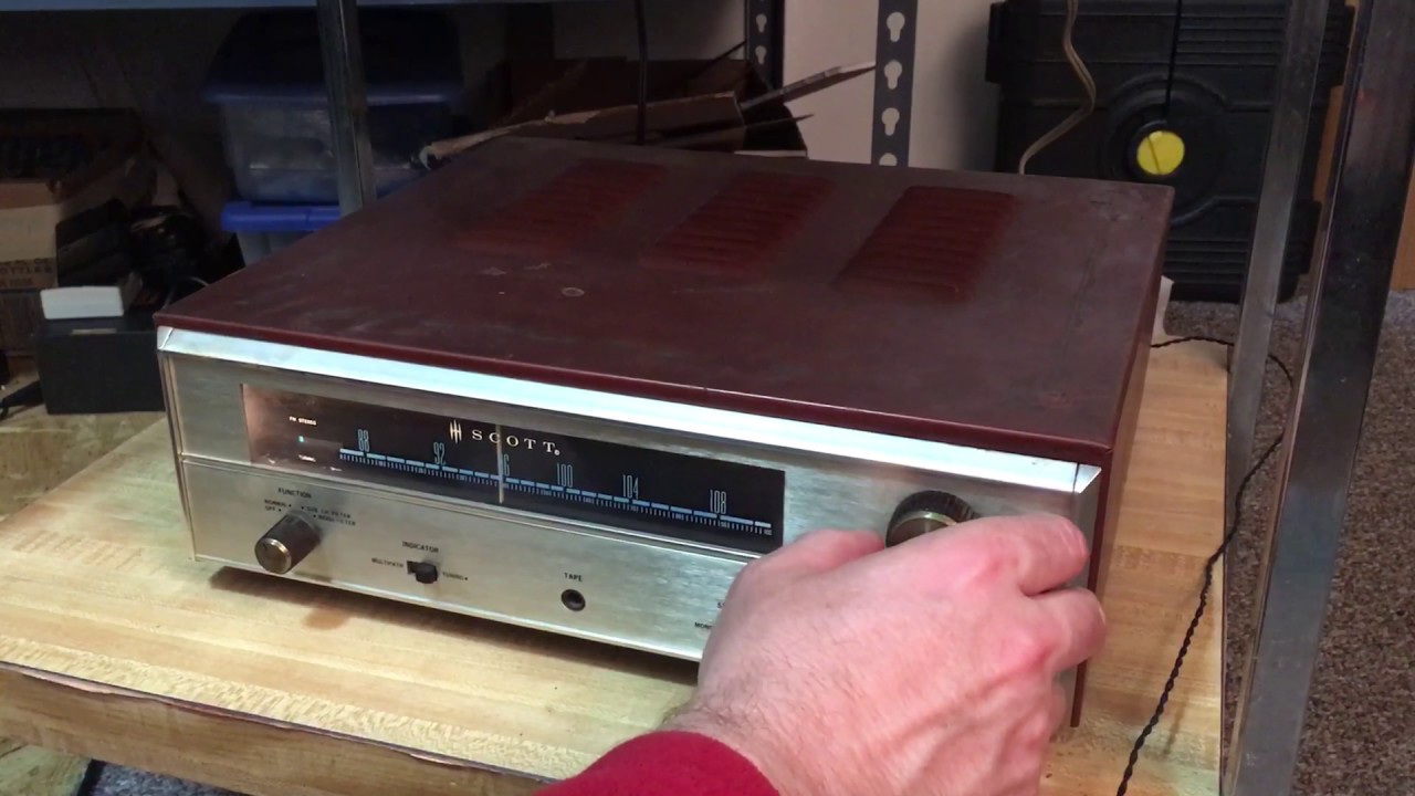 Vintage Scott Stereomaster 350-D FM Tuner - YouTube