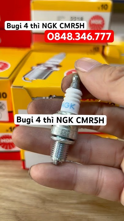 Bugi 4 thì CMR5H NGk Thái Lan cho máy cắt cỏ Honda GX35 #bugimaycatco #maynongnghiepxanh - YouTube