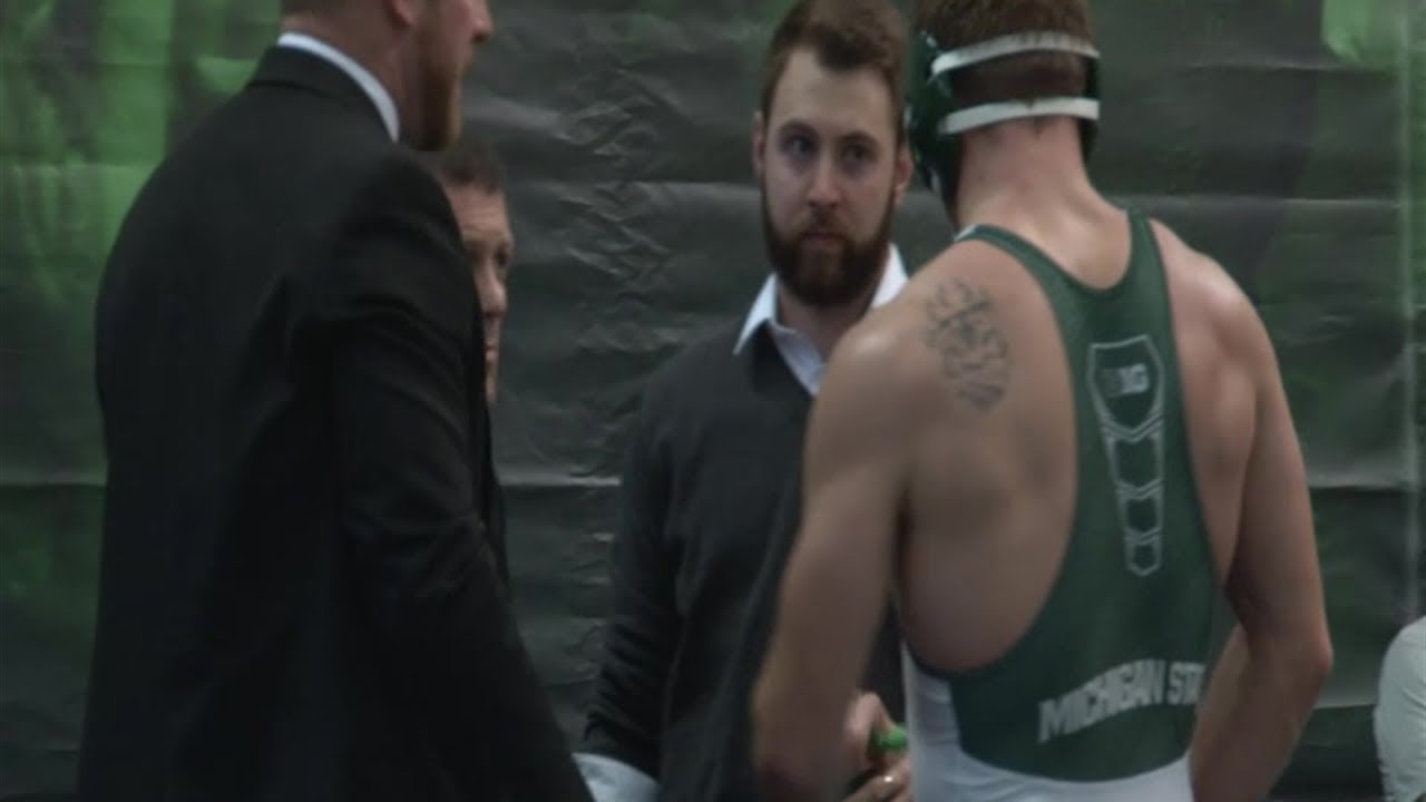 Big Ten Wrestling - 197 LBs - Penn State's Anthony Cassar vs. Michigan ...