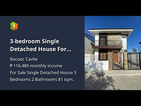 3-bedroom Single Detached House For Sale - YouTube