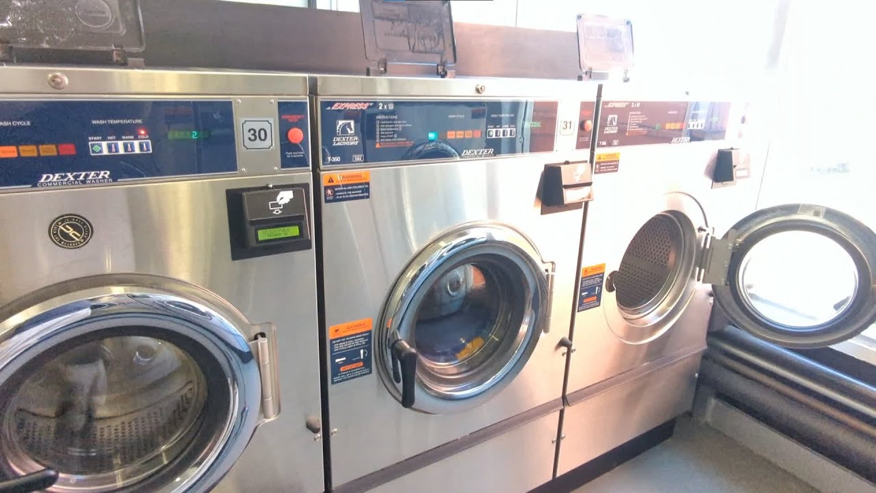2020's Dexter T-350 Express Washer Extractor // Cold @ Express Laundry ...
