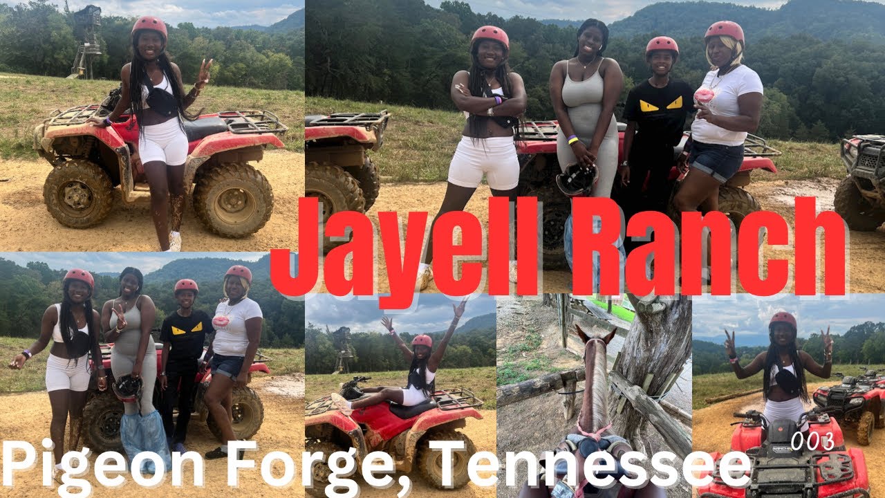 ATV Riding Pigeon Forge, Tennessee - Jayell Ranch - YouTube