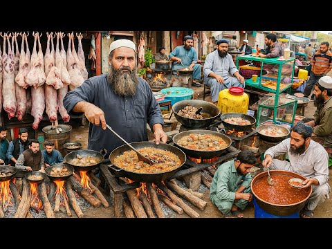 Most unique Breakfast in marko bazar Jalalabad Afghanistan | Street Food in Afghanistan
