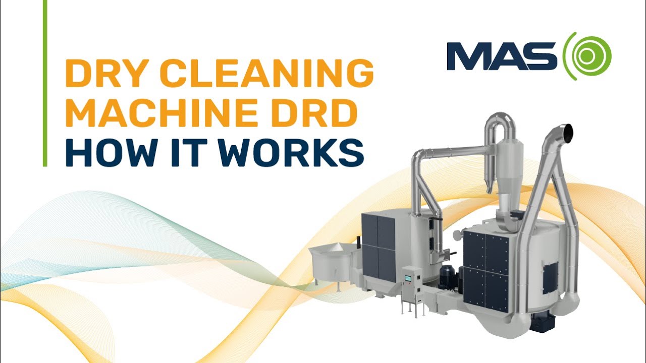 How the dry cleaning machine DRD from MAS works - YouTube