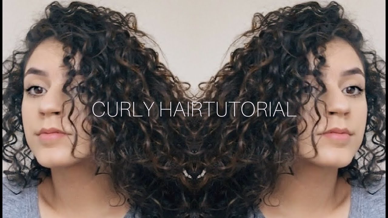 THICK CURLY HAIR TUTORIAL - YouTube
