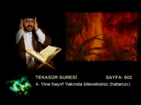 Tekasür Suresi - Kerim Mansuri