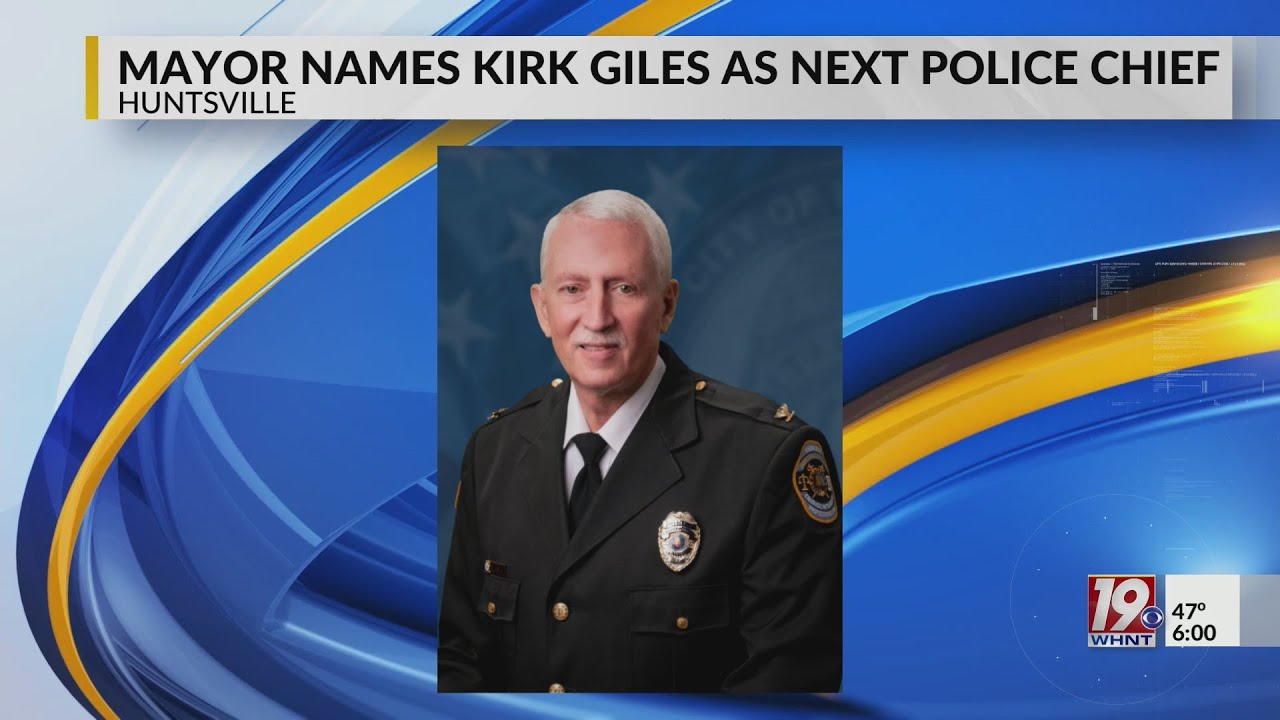 City of Huntsville Names New Police Chief - YouTube