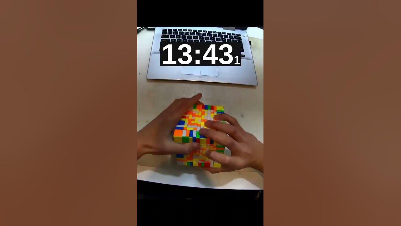 12x12 rubik's cube timelapse solve - YouTube