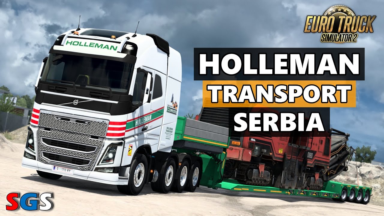 |ETS2 1.46| HOLLEMAN Transport Serbia | @NoHeavyNoFun [Skin Mod] - YouTube