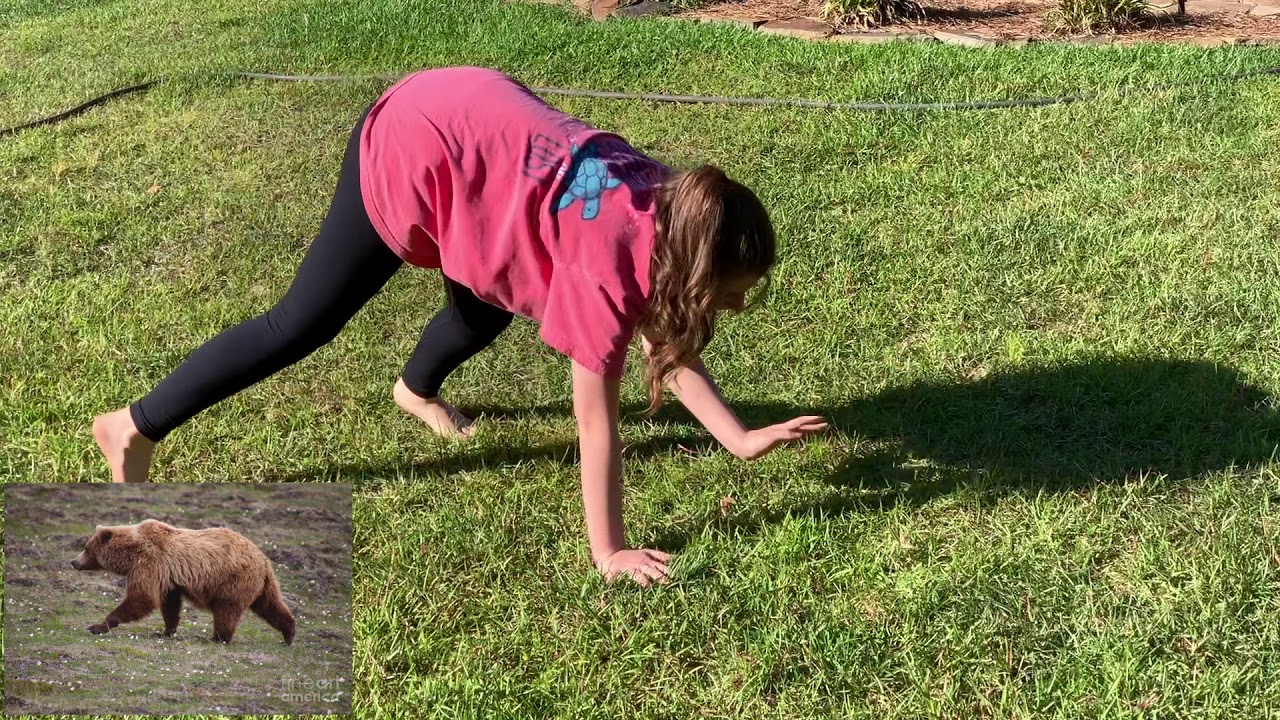 Fours wk 7 PT Activity Barefoot Animal Walks - YouTube