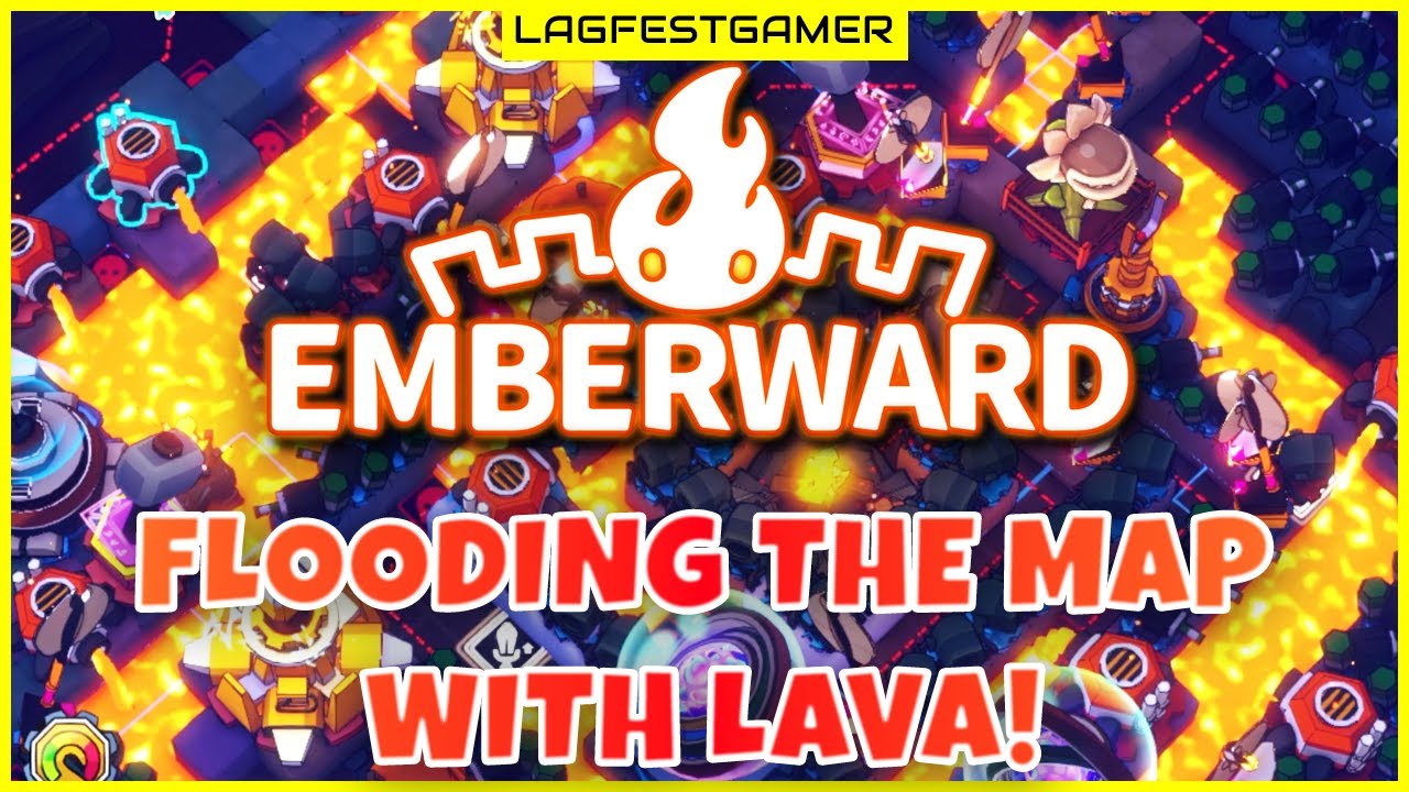 Flooding the Map with Lava! | Emberward Misty Graveyard Endless Mode ...
