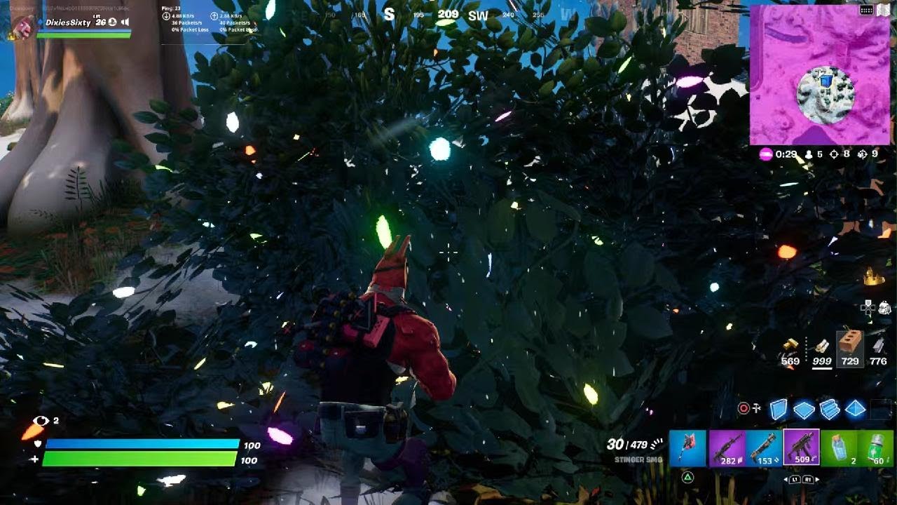 Fortnite Falling Tree Kill - YouTube