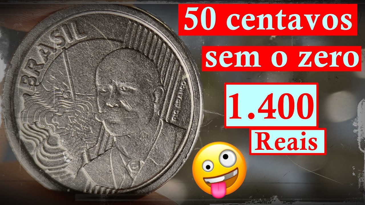 VALE MUITO!!!! 50 Centavos Sem o Zero. (valor de catálogo) - YouTube
