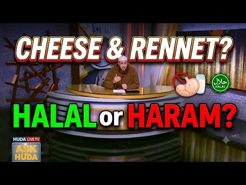 Cheese made from Rennet? Halal or Haram? #drmuhammadsalah 