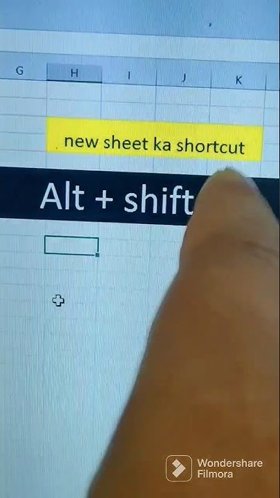ms Excel shortcut key of hindi .new sheet ka shortcut key#viral # ...