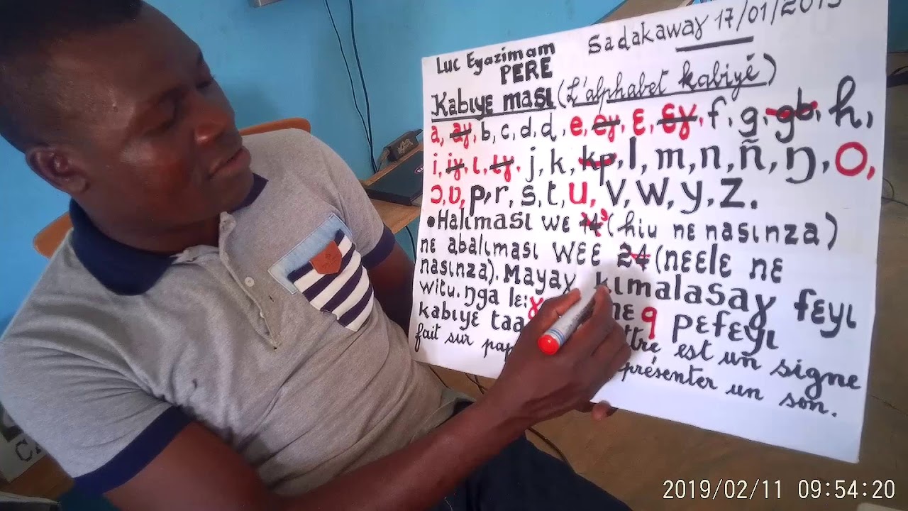 Kabiyè,alphabet 2 - YouTube