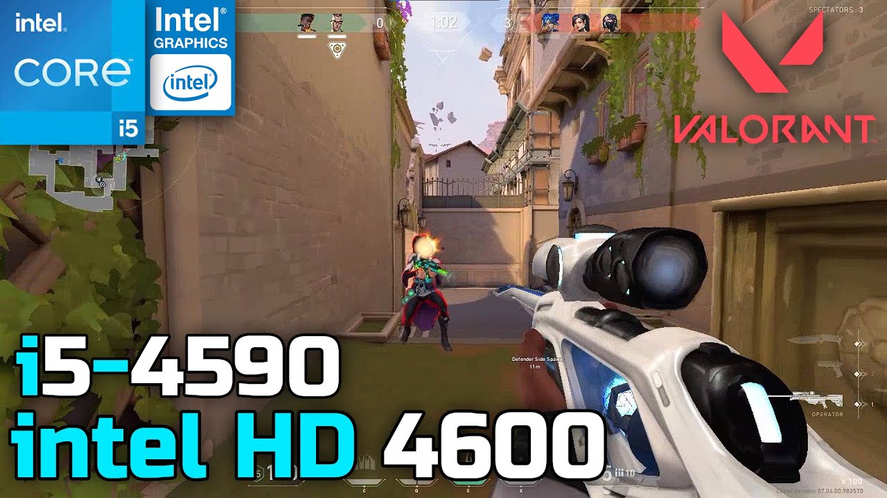 Valorant intel HD 4600 | i5 4590 + 12GB | 720p low | FPS ? - YouTube